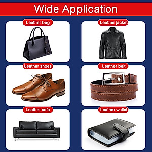 Nayrmaer Leather Glue, Special Fabric Glue Permanent Clear Washable for Bonding Between Leather and Leather, Leather and Substrates of Different Materials (Leather glue-001)