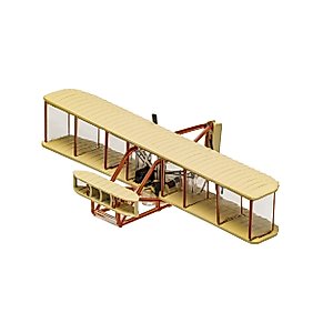 Corgi Diecast Smithsonian Collection 1903 Wright Flyer Miniature Scale Display Model Aircraft CS91304, Cream
