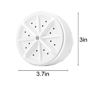 LOPECY-Sta Foldable Portable Washing Machine for Apartment Mini Laundry Small Handheld Ul-trasonic Turbine Washer for Underwear Socks Baby Clothes Automatic Clothes Washer Tub for Camping RV Travel