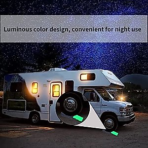 GarfatolRv Rv Leveling Blocks,Trailer Leveling Blocks for Heavy Duty Include Camper Leveling Blocks 9 Packs,One Top Wheels Chock and Green Ramp 3 Packs with Bag -Grey