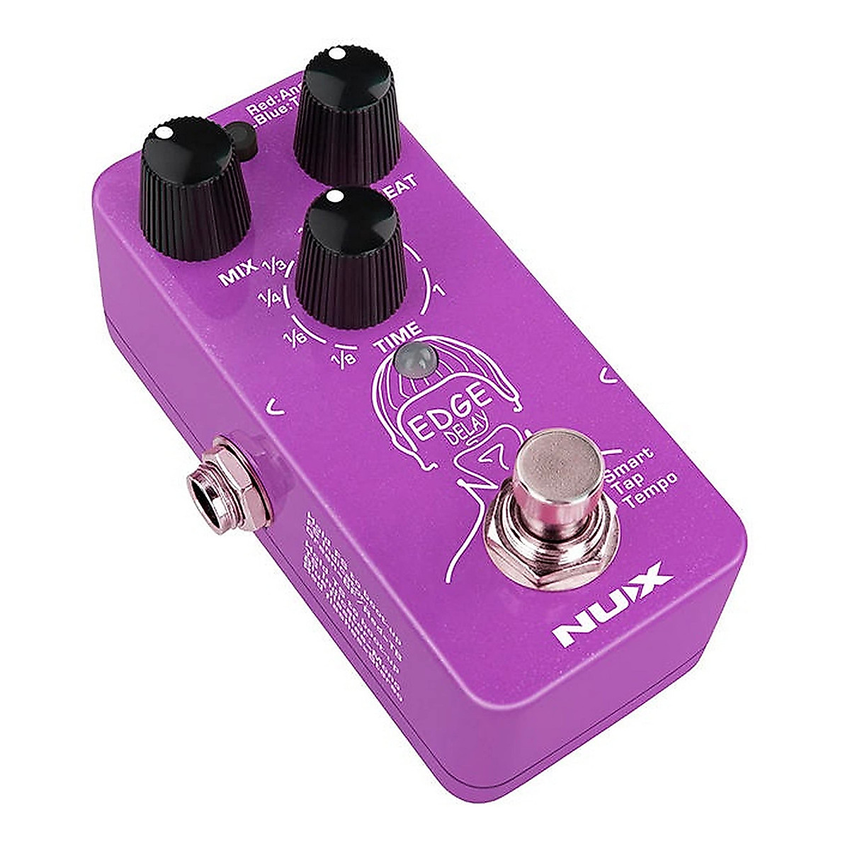 NUX Edge Delay Guitar Effects Pedal with Phi Digital Delay, Analog Delay, and Tape Echo