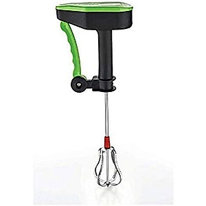 Power-Free Hand Blender And Beater/Soup,Lassi, ButterMilk Mixer,Multi Color, Size 12x5x2.5 Inch by Black Moon Creation IND.