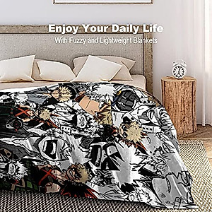 Anime Throw Blanket Merch Soft Plush Bedding Sofa Warm Flannel Fleece Blankets for Kids Adult Gifts 50&quot;x40&quot;