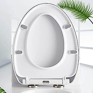 Bidet Toilet Seat Bumpers With Strong Buffer and Adhesive Function For Bidet Attachment (4 pieces)
