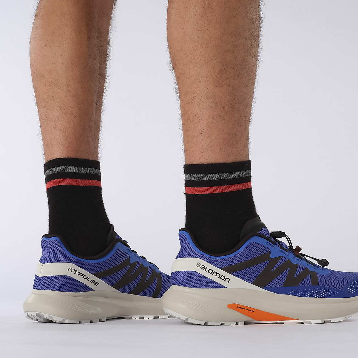 Salomon Men's Hypulse Trail Running Shoe, Dazzling Blue/Black/Vibrant Orange, 11