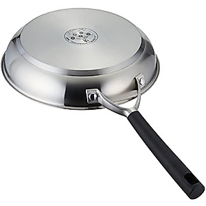 Henckels 40589-260 HI Style Basic Frying Pan, 10.2 inches (26 cm), Stainless Steel, Fluorine Coating, Induction Compatible