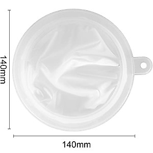 HAUSPROFI Stainless Steel Funnel, 5.1 inch 304 Stainless Steel Kitchen Funnel with 200 Mesh Food Filter Strainer,Metal Funnel for Filling Bottles Transferring Liquids, Oil, Making Jam