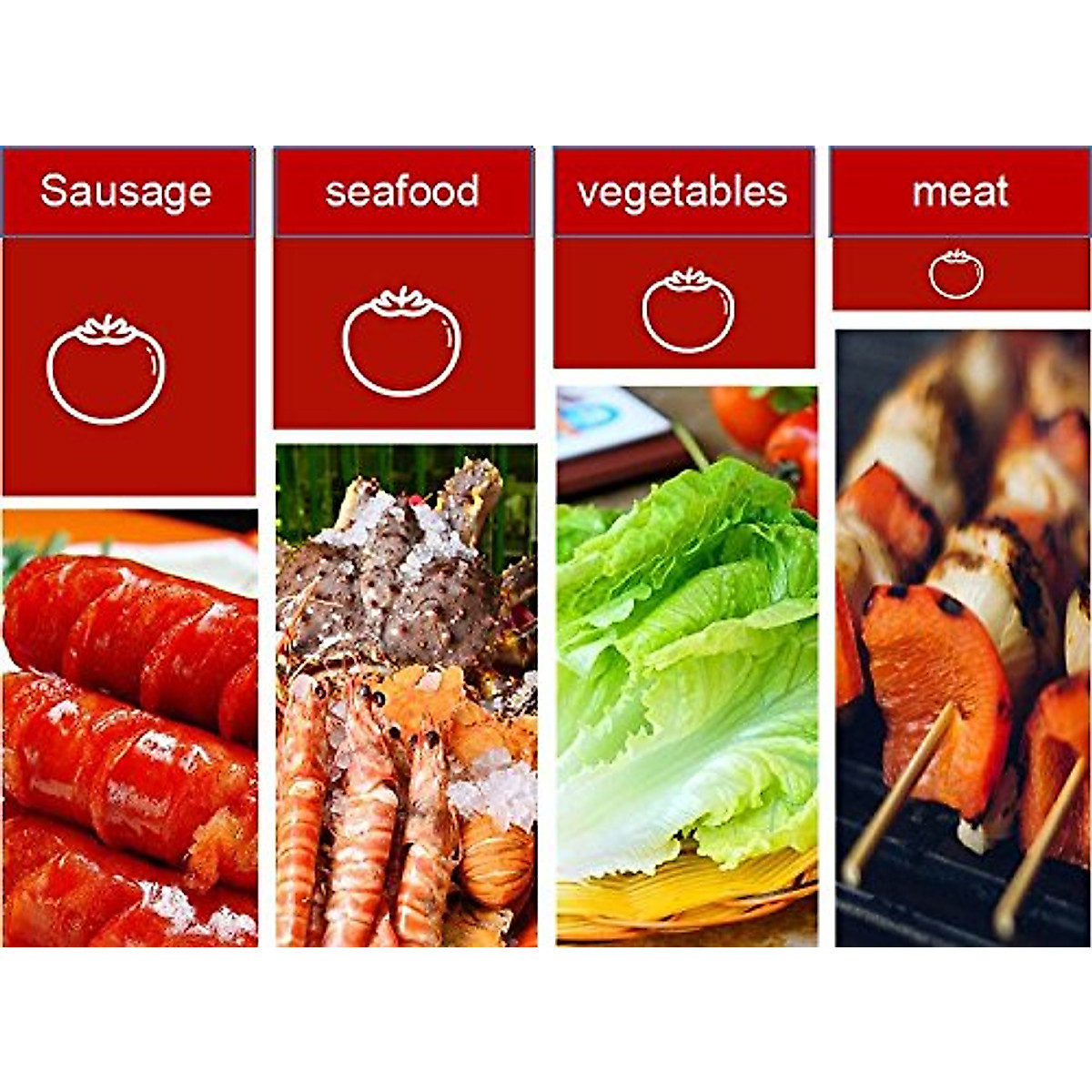 Charcoal Grill,Portable Barbecue Grill Folding BBQ Grill,Small Barbecue Grill,Outdoor Grill Tools for Camping Hiking Picnics Traveling 24''x13''x9''