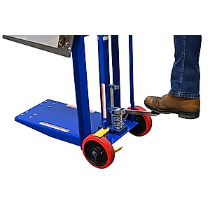 Vestil HYDRA-4 Hydra Lift Cart, Steel, 22" Length x 20" Width Platform, 750 lbs Capacity