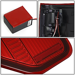 DNA MOTORING TL-F15009-LED-CH-RD LED Tail Light Assembly Driver & Passenger Side [Compatible with 09-14 Ford F150]