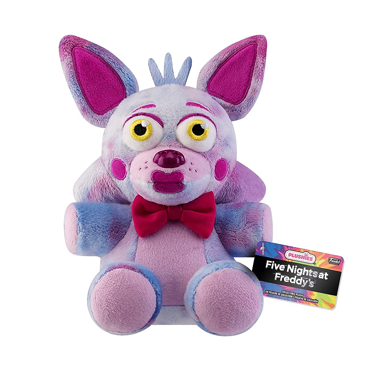 Funko Plush! FNAF Tie-Dye Set of 5 - Freddy, Bonnie, Chica, Foxy and Funtine Foxy