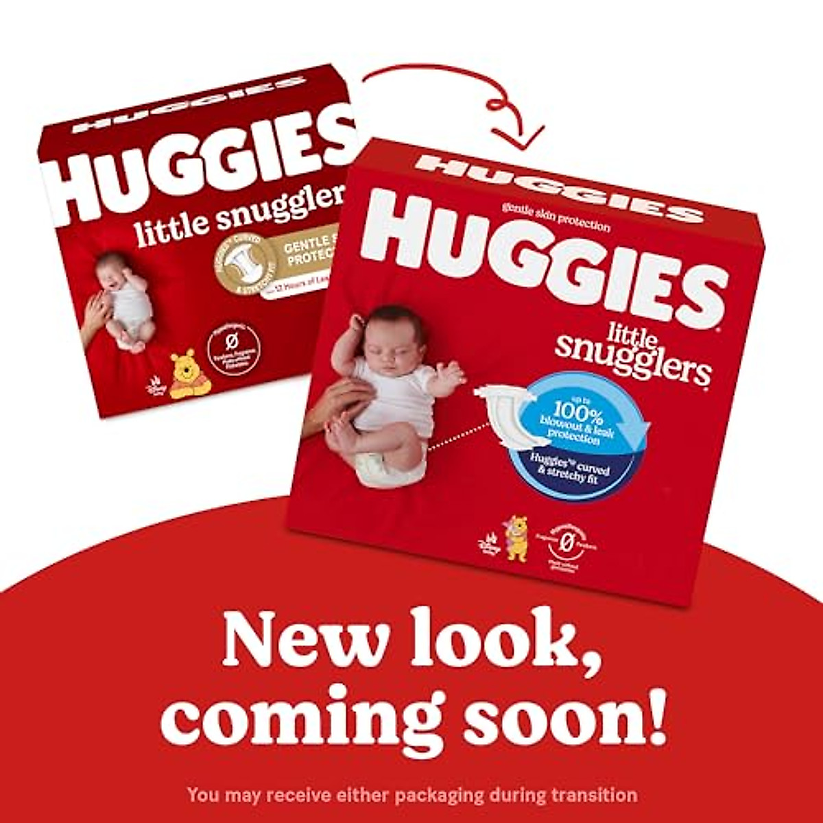 Huggies Size 2 Diapers, Little Snugglers Baby Diapers, Size 2 (12-18 lbs), 29 Count