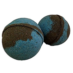 Shark Attack Bath Bombs - Cool Bath Bombs for Kids - Fun Bath Fizzers for Boys - XL Black and Blue Bath Bombs