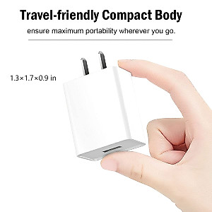 Replacement Charger Adapter Micro USB Charging Cord Cable for Simplehuman 5 inch & 8 inch Round Sensor Makeup Mirror (5FT)