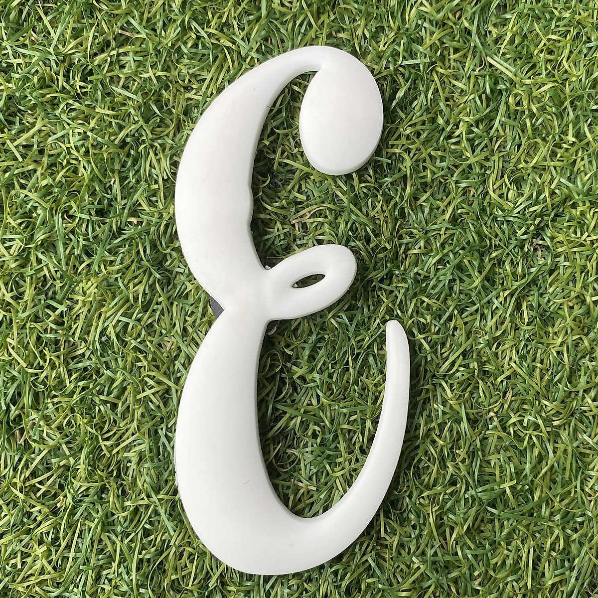 Koomduk Alphabet Charms Compatible for Beach Bag Decorative Accessories Beach Bag Charms Insert Personalize your Tote Bag (E)