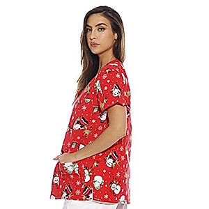 Just Love 216VG-1-M Women's Scrub Tops/Holiday Scrubs/Nursing Scrubs