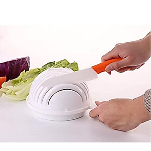 Vegetable Chopper, Chop Fresh Vegetables and Fruits in Seconds BPA Free Salad Shooter, Cutter for Lettuce or Salad -