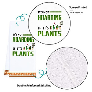 Funny Kitchen Towels, Plant Gifts for Plant Lovers Women Gardener, Funny Birthday Gift for Friend, Plant Mom Lady Gifts, Funny Gardening Gifts, Housewarming Gift