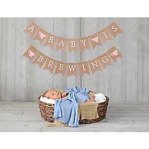 Tea Party Bridal Shower - Tea With The Bride To Be, Bridal Shower Burlap Banner, Bride To Be Banner, Tea Party Shower Decorations (Tea With The Bride To Be)