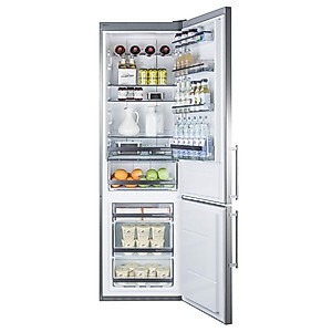 SUMMIT 12.8 Cu. Ft. Frost-Free Refrigerator-Freezer, Platinum