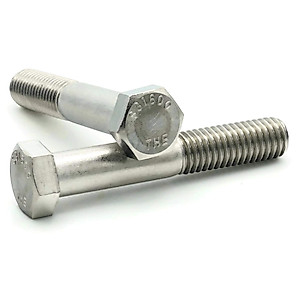 Hex Cap Screws 316 Stainless Steel - 1/2-13 x 4-1/2 Partial Thread Qty-25