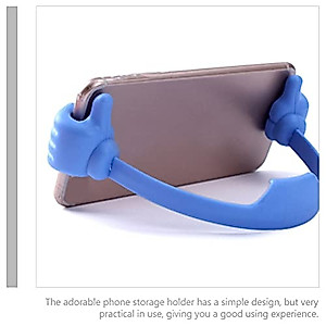 SAFIGLE 12Pcs Lazy Thumbs Up Cell Phone Holder for Desk, Creative Flexible Cell Phone Stands Lazy Phones Stand with Hand Holder for Desk, Desktop Tablet Cellphone Thumb Holder Multi-Angle Phone Holder