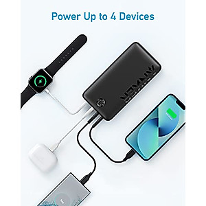 Anker Portable Charger, 347 Power Bank (PowerCore 40K), 40,000mAh 30W Battery Pack with USB-C High-Speed Charging, for MacBook, iPhone, Samsung Galaxy, iPad, and More