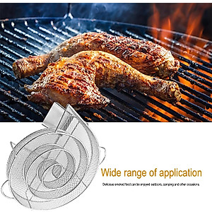 Cold Smoke Generator,Hot/Cold Smoke Generator for BBQ Grill Stainless Steel BBQ Smoker Grill Cooking Tools for Smoked Salmon,Cheese, Fish, Pork