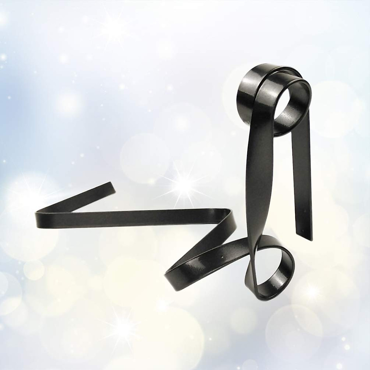 BESPORTBLE Suspended Ribbon Wine Rack Magic Floating Wine Bottle Holder Novelty Rack Iron Silk Rope Rack Stand Bracket for Office Home Decoration