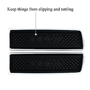 Vesul Front Row Door Side Storage Box Compatible with Ford Edge 2015-2024 Armrest Phone Container Door Organizer Handle Pocket ABS Tray Insert Glove Pallet