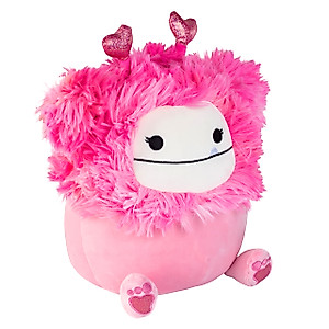 Squishmallows Original 10-Inch Caparinne The Pink Bigfoot - Official Jazwares Plush - Collectible Soft & Squishy Big Foot Stuffed Animal Toy - Add to Your Squad - Gift for Kids, Girls & Boys