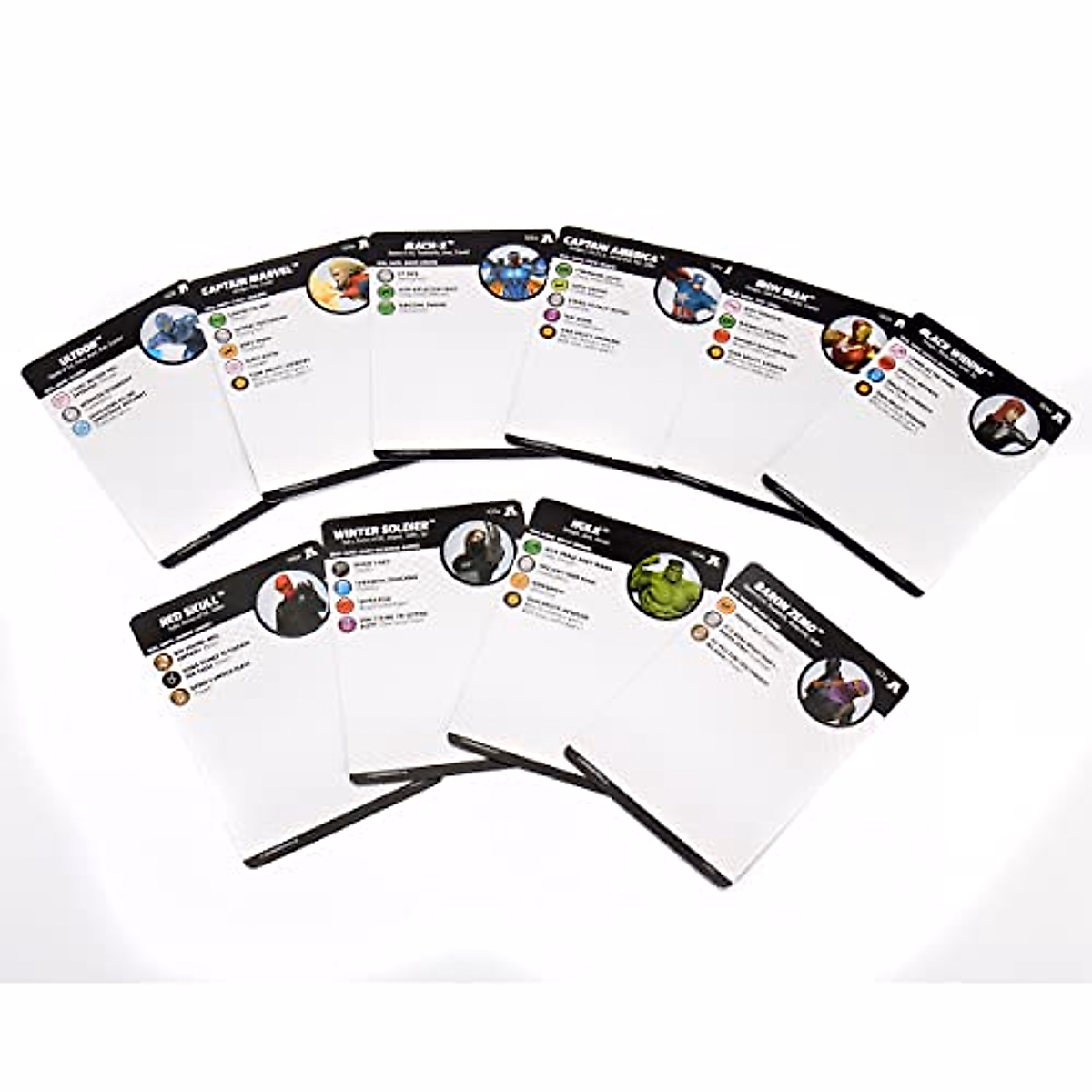 Marvel HeroClix Battlegrounds: Avengers vs Masters of Evil Game | 10 Miniatures