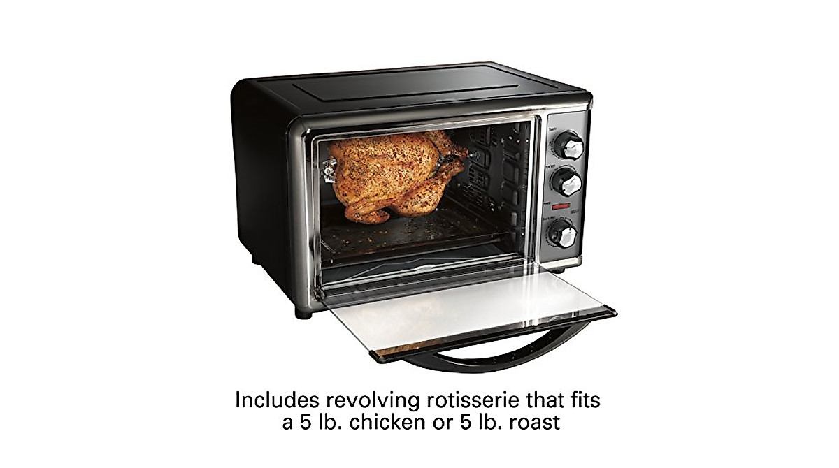 Hamilton Beach 31107D Convection Oven with Rotisserie – Large Capacity