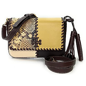 Tory Burch Thea Patchwork Web Flap Crossbody Women's Bag (Multi)