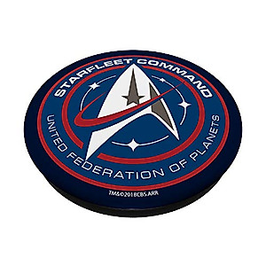 Star Trek Starfleet Badge PopSockets Stand for Smartphones and Tablets PopSockets PopGrip: Swappable Grip for Phones & Tablets