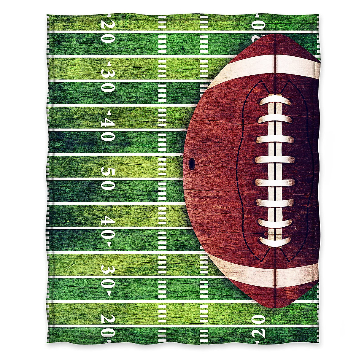 Jekeno Football Gifts Blanket for Boys Teens Girls, Sport Gifts for Adult Kids, Christmas Birthday Valentines Day Football Accessories Decor Gifts for Age 2-10 Year Old