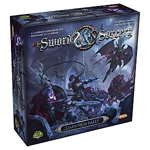 Ares Games, Darkness Falls: Sword & Sorcery Expansion, Board Game, Ages 13+, 1 to 5 Players, 30 Minutes Playing Time