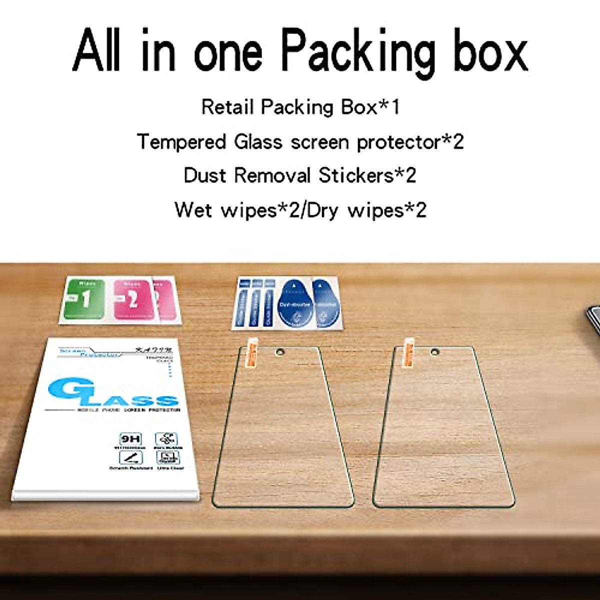 KATIN [2-Pack] Designed For Samsung Galaxy S20 FE 5G, Galaxy S20 FE Tempered Glass Screen Protector, Bubble Free, Support Fingerprint Reader, Case Friendly