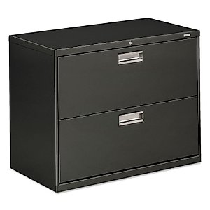 HON 682LS 600 Series Two-Drawer Lateral File, 36w x 19-1/4d, Charcoal