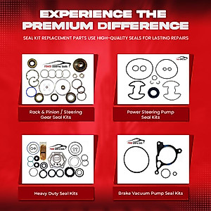 Power Steering Seals - Precision Fit Power Steering Pump Seal Kit | O-Ring And Sealing Kit for Toyota Celica Supra 1982-1985 | Complete Steering Parts Seal Replacement