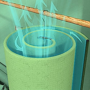 2Pack Spiral Shaped Drying Rack Laundry Hanger Spiral Bed Sheet Rack Rotating Clothes Spiral Drying Rack Hanger Laundry Stand Hanger for Bed Sheet Clothes Towel