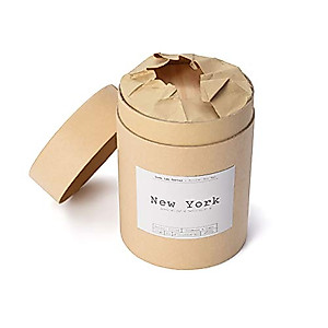 Lumaland Scented Jar Candle - New York City Memories - 100% Vegan Soy Wax - Burns 25 Hours - Sustainable, Vegan, Stylish Home Fragrance Candle - Spiced Fruit Fragrance