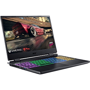 acer Nitro 5 15 Gaming Laptop | 15.6" QHD IPS 165Hz | AMD 8-core Ryzen 7 6800H >i7-11370H | 16GB DDR5 1TB SSD | GeForce RTX3070 Ti 8GB Graphic | RGB Backlit USB-C Win11 Black + HDMI Cable