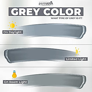 PentaUSA Tile Grout Filler Tube – 8.8oz Grey Tile Grout Repairs Renews Fills Tubes, Fast Drying Grout Repair Kit, Restores Bathroom, Renews Tile Joints, Extra Spatula Included - 250gr (Silverado Gray)