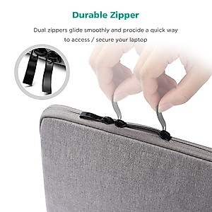 NIDOO 12" 13 inch Laptop Sleeve Case for 12.9" iPad Pro M1 M2 / 13" 13.6" MacBook Air/Surface Pro 7 8 9 X / 11.5" Lenovo Tab P11 Pro Tablet/ThinkPad Z13 / 13.4" Dell XPS 13 Plus/Galaxy Grey