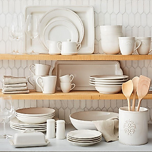 Sur La Table Pearl Stoneware Pasta Bowl, White