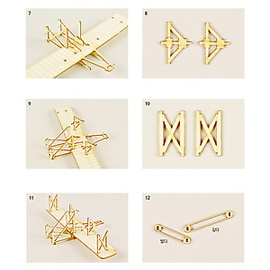 Desktop Wooden Model Kit Wright Flyer by YOUNGMODELER