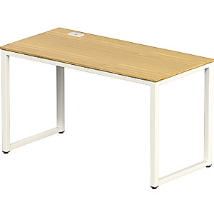 SHW Artwork Office 48-Inch Computer Desk, Oak