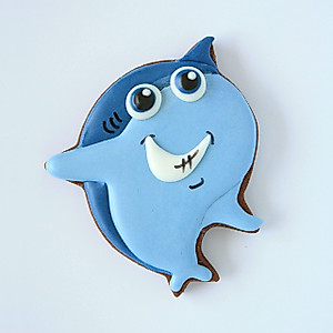 Little Shark Cookie Cutter, 3.75" Made in USA by Ann Clark