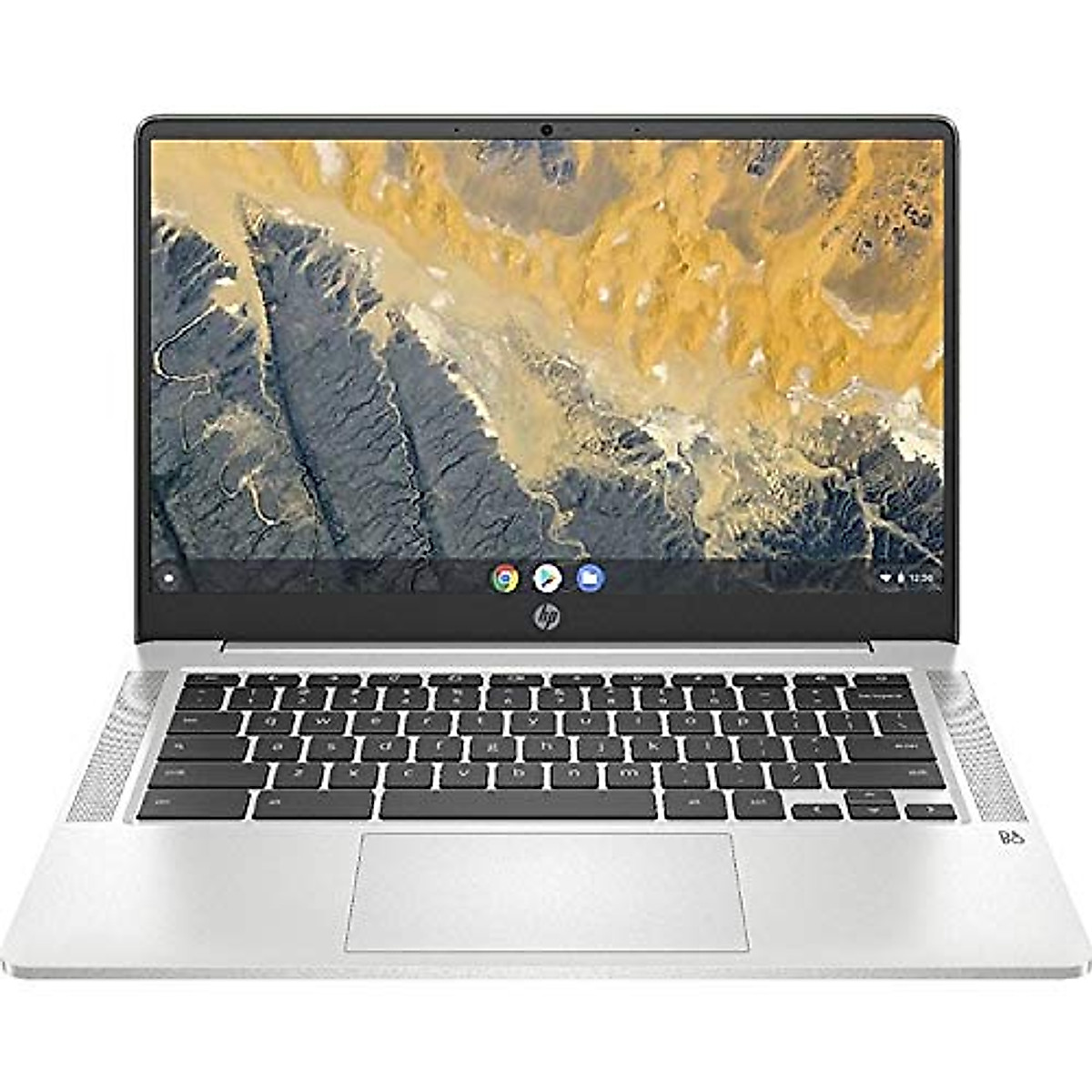 HP Newest 14-inch Chromebook, Intel Quad-Core Pentium Silver N5000 Processor Up to 2.70Ghz, 4GB Memory, 64GB SSD Storage, Webcam, WiFi, Bluetooth, Chrome OS (Renewed)